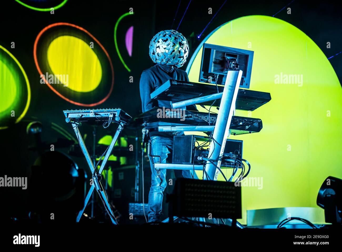 Chris Lowe of the Pet Shop Boys performs live at Bestival 2017 at ...