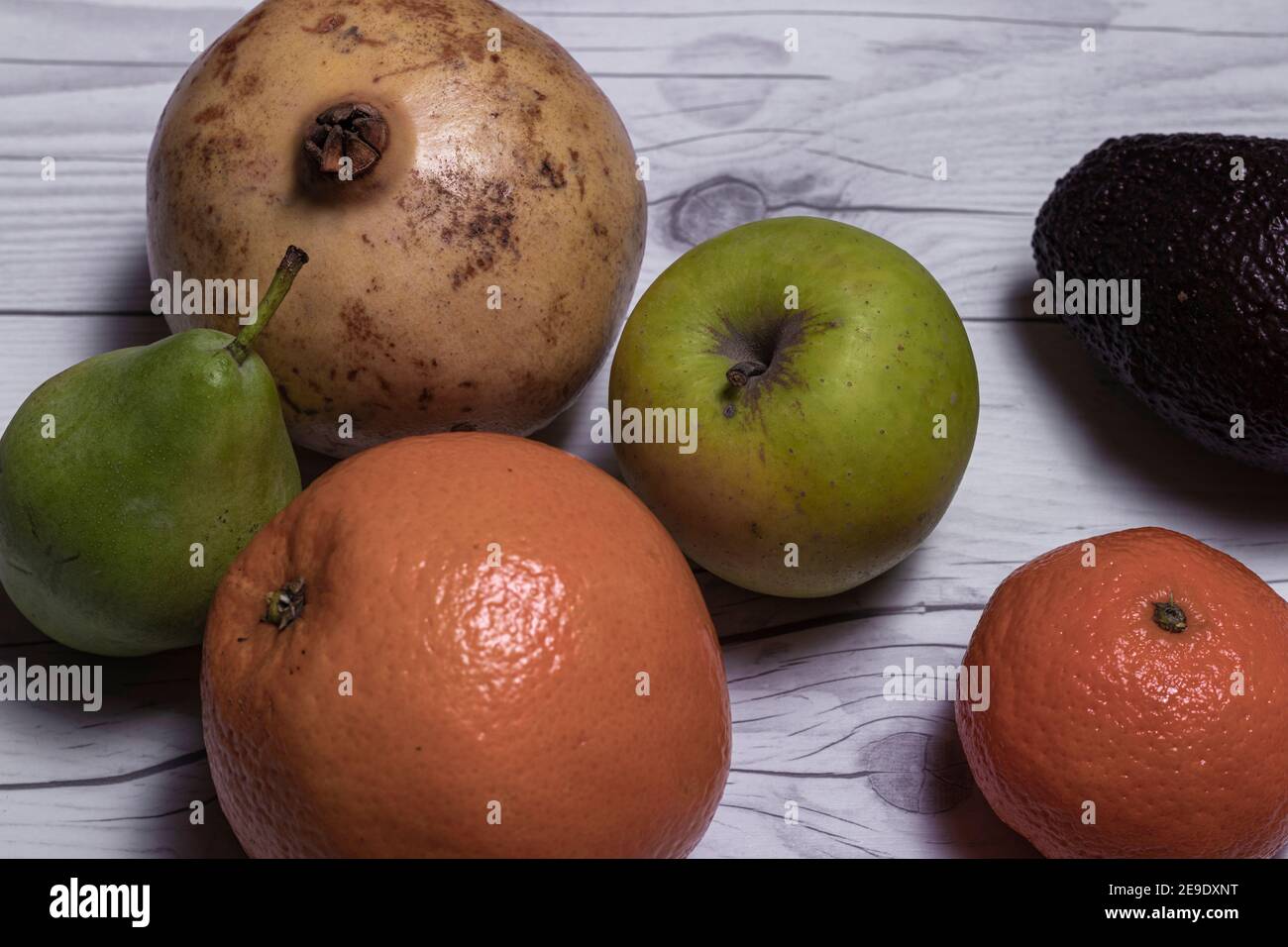 some fruits over a table Stock Photo - Alamy