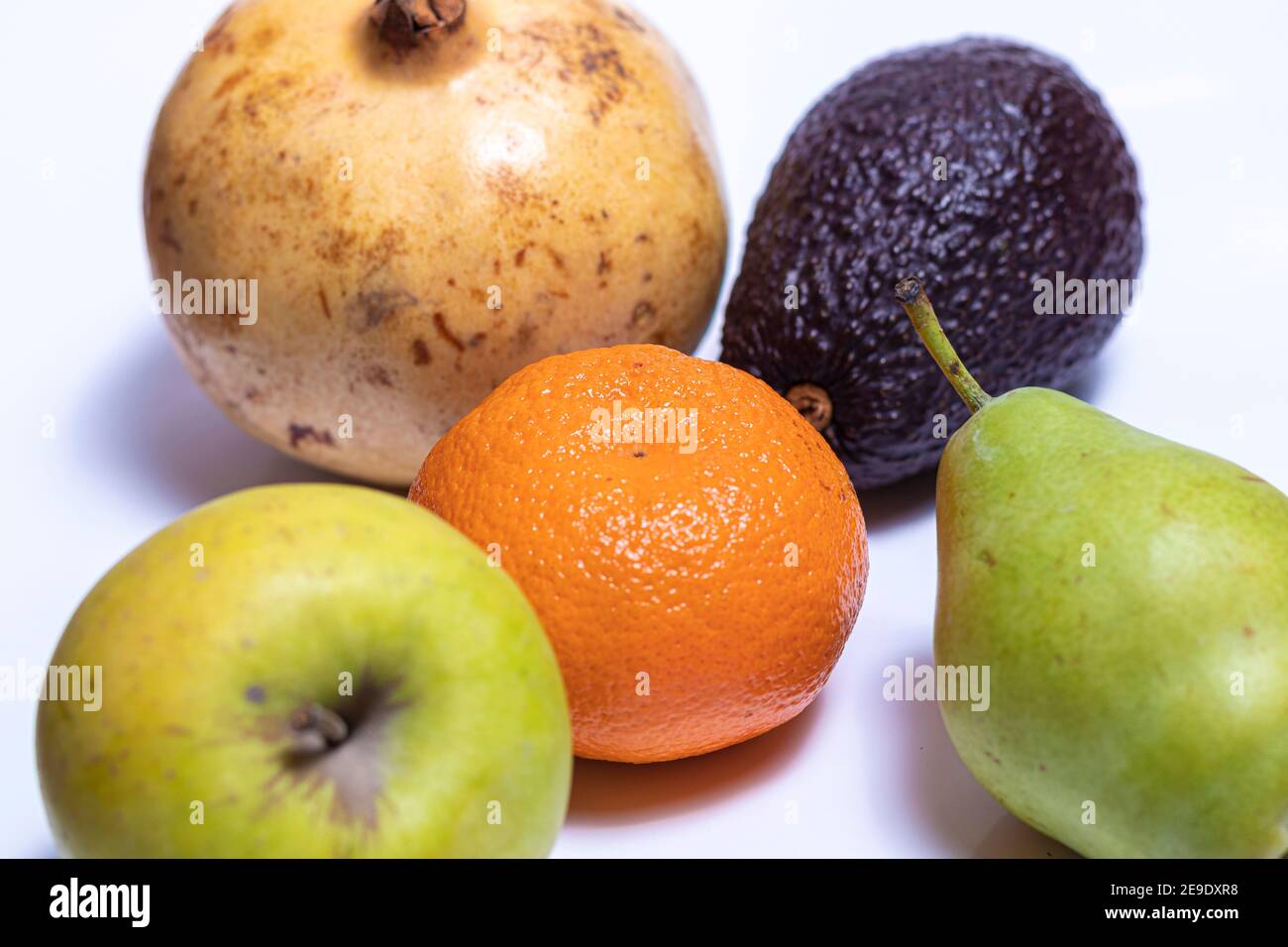 some fruits over a table Stock Photo - Alamy