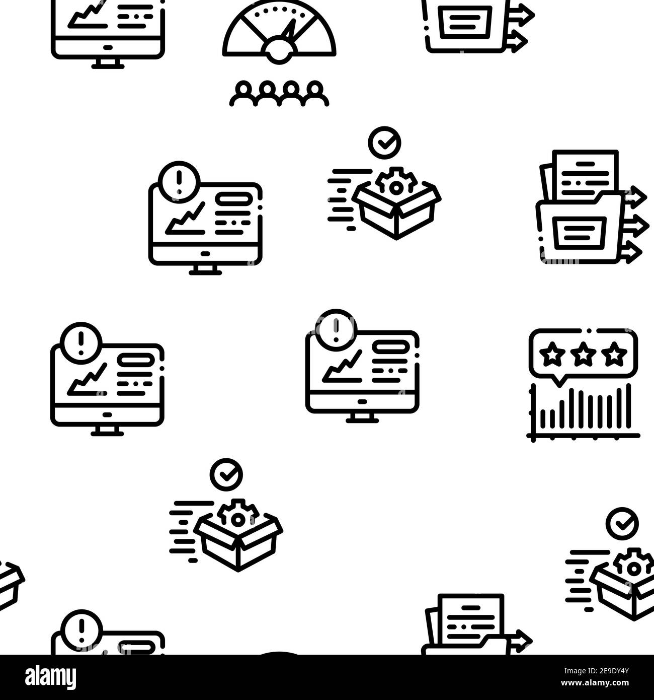 Software Testing And Analysis Seamless Pattern Vector Stock Vector Image And Art Alamy