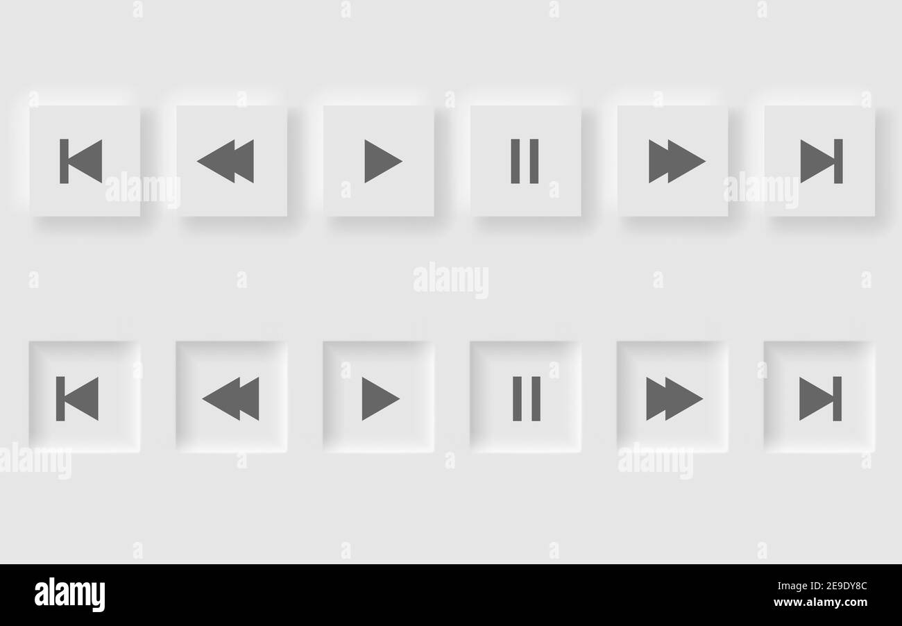 Playback buttons hi-res stock photography and images - Alamy