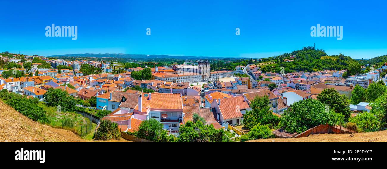 Aerial view of Alcobaca monastery in Portugal Stock Photo - Alamy