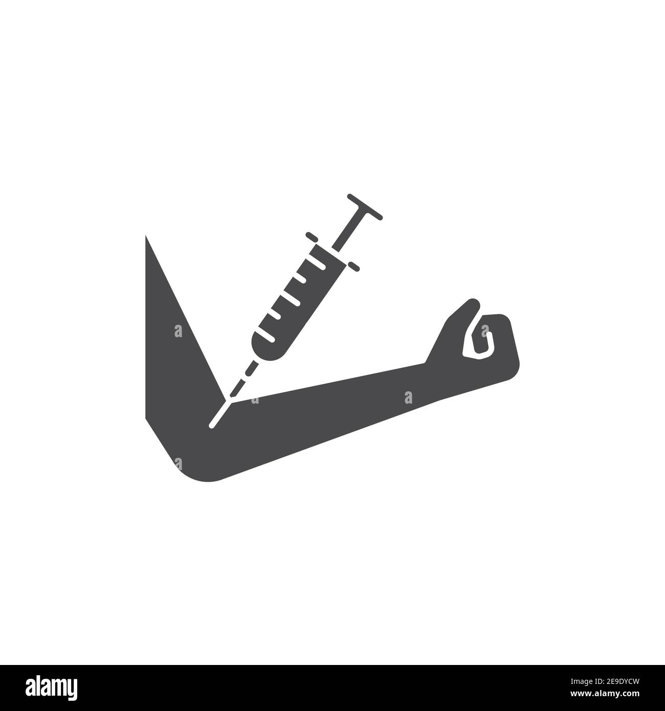 Blood test hormones black glyph icon. Medical and scientific concept ...