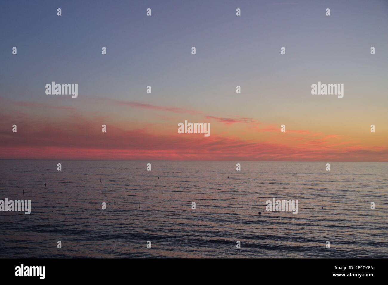 the beautiful and amazing sunset in southern California, USA Stock ...