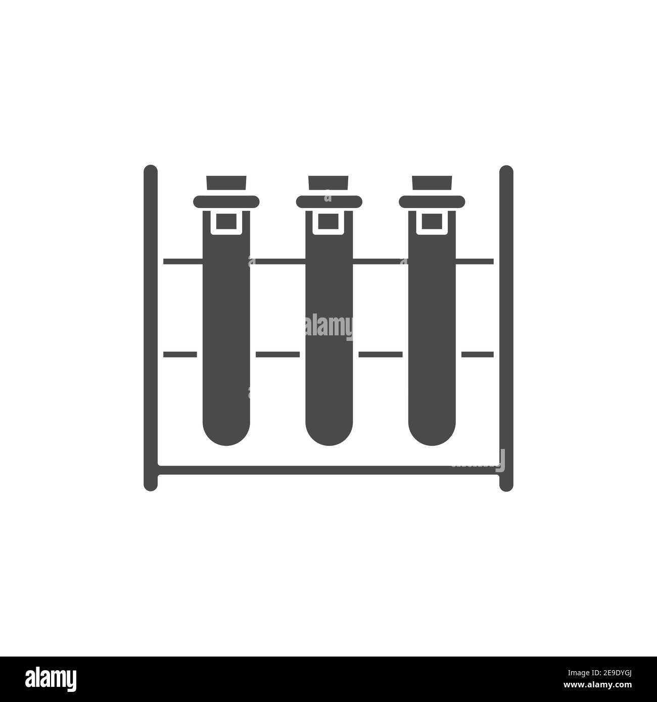 Immunological blood test black glyph icon. Medical and scientific ...