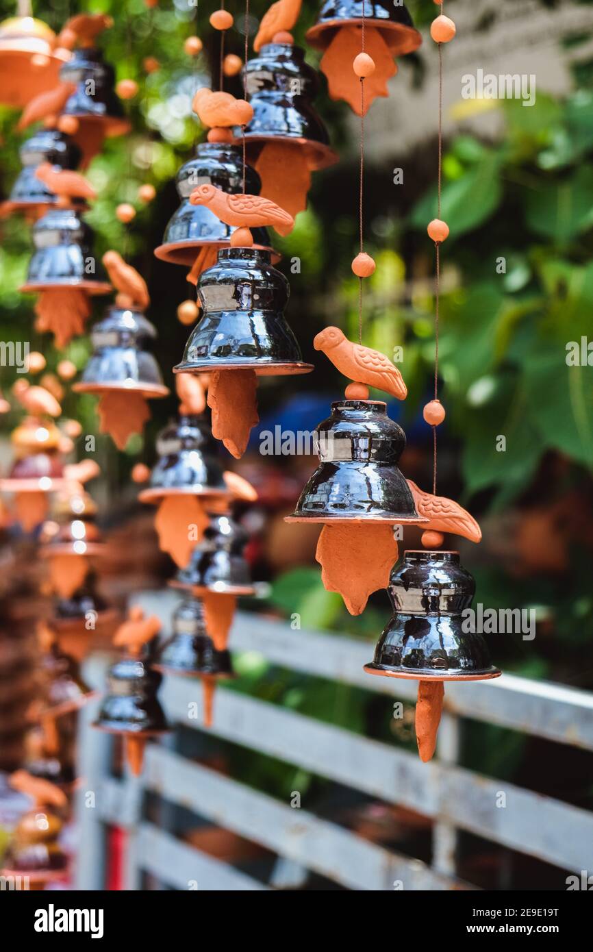 Clay wind chimes hi-res stock photography and images - Alamy