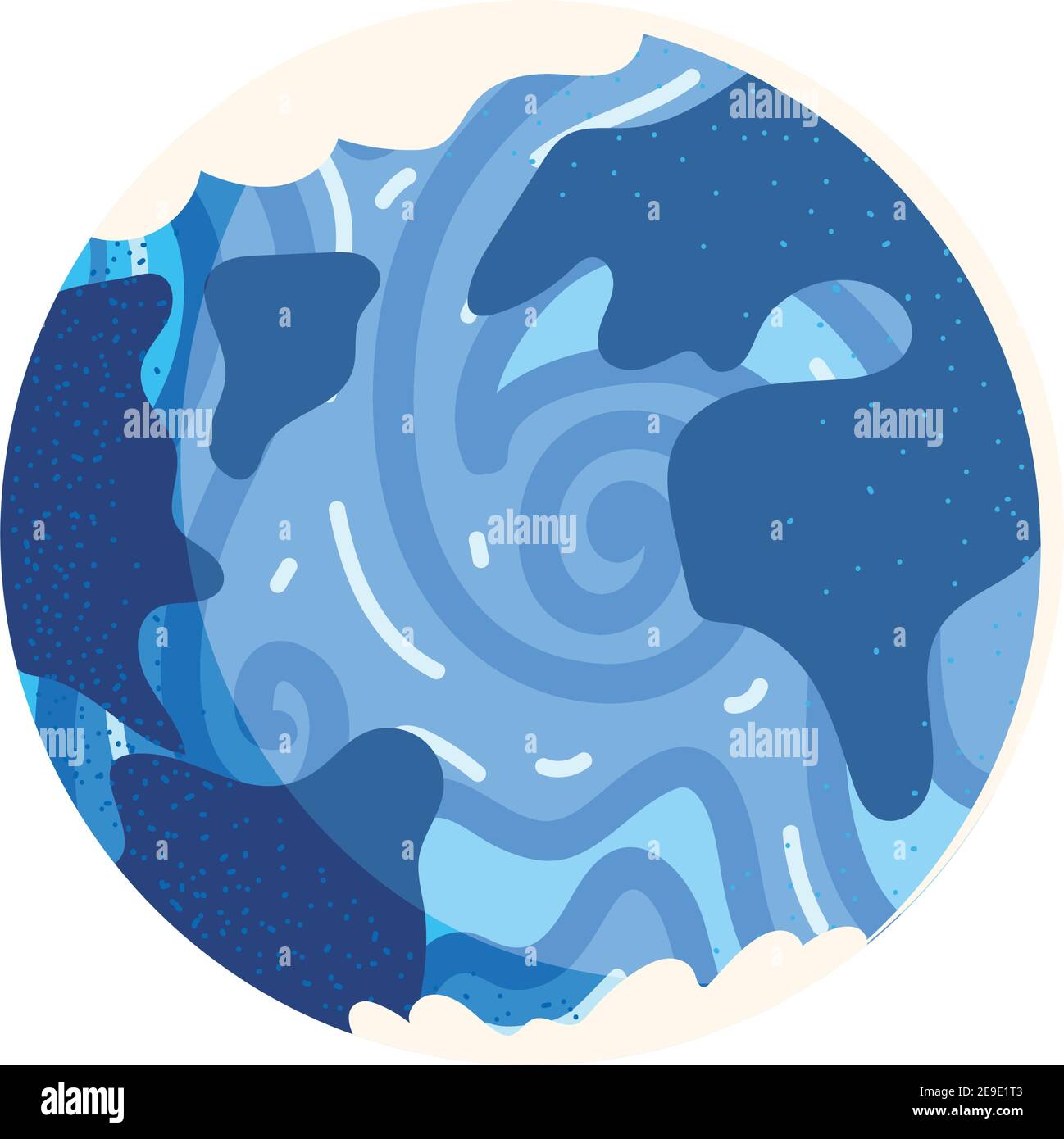 space planet abstract surface icon vector vector illustration Stock ...