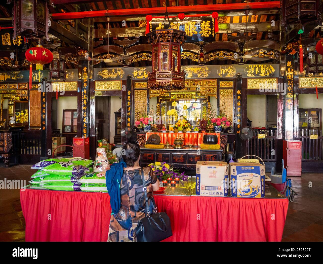 Malacca, Malaysia: Old Cheng Hoon Teng taoist and buddhist Temple with ...
