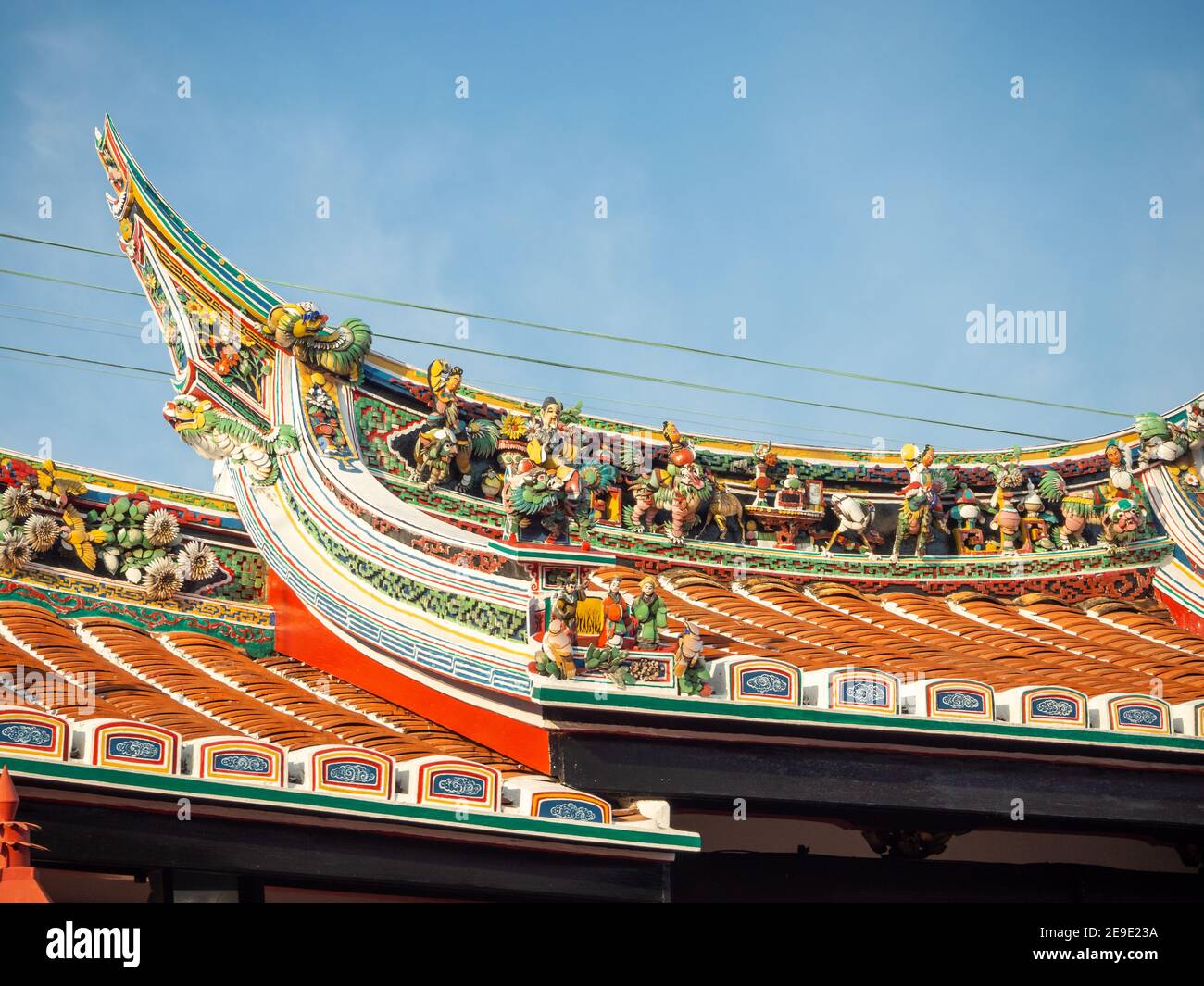 Malacca, Malaysia: Old Cheng Hoon Teng taoist and buddhist Temple with ...