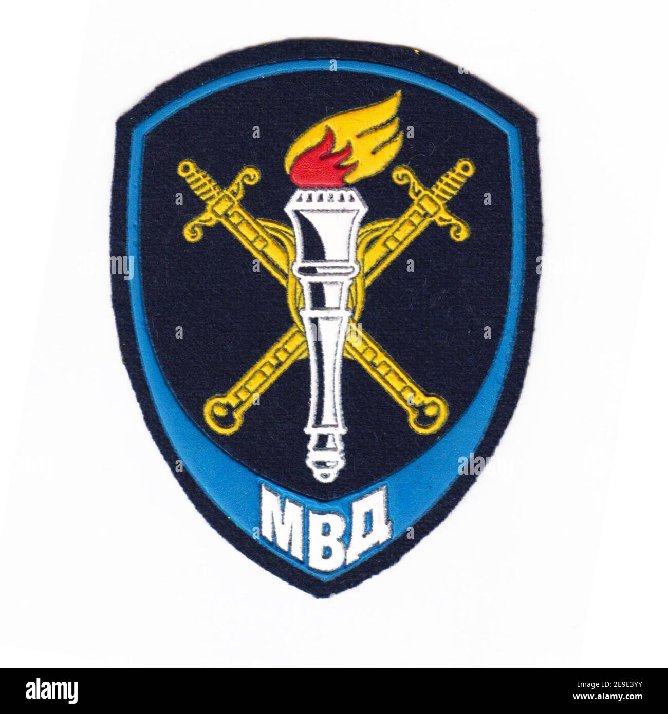 Russian police patch Stock Photo - Alamy