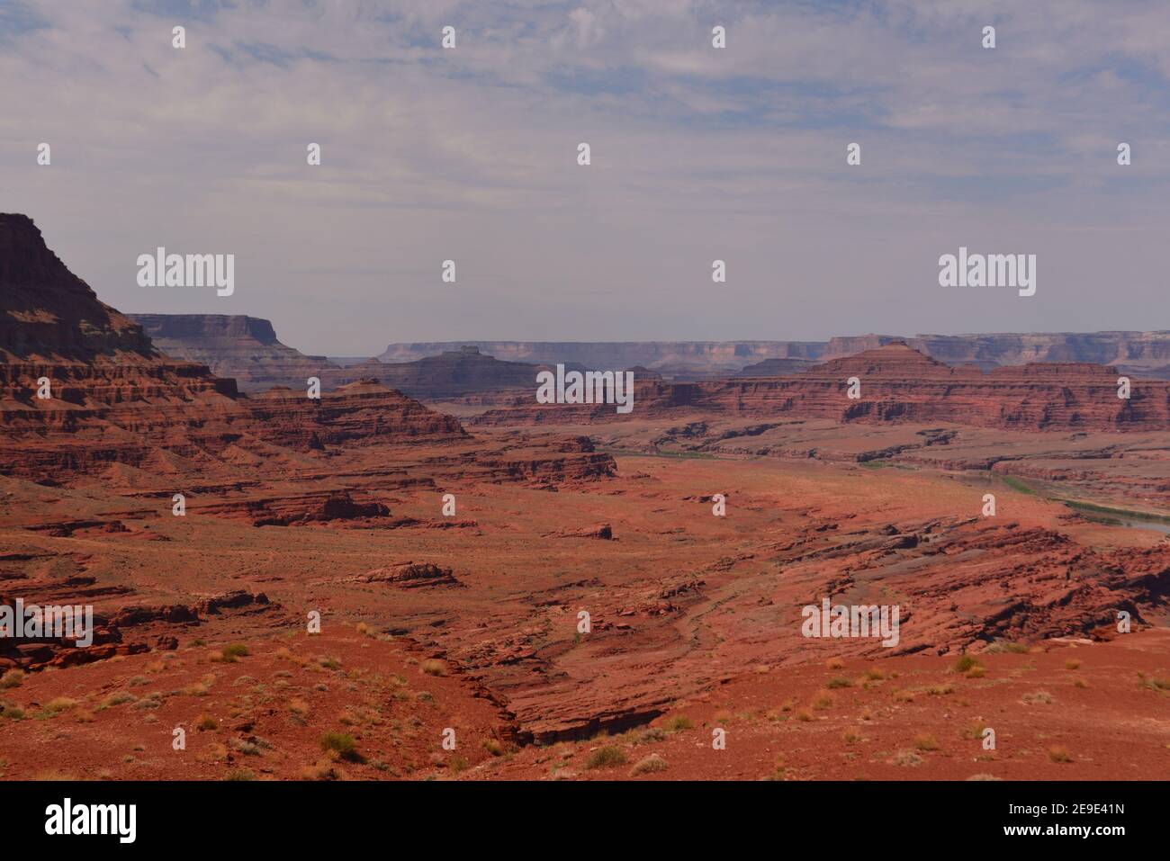 Landscape of eastern part of Canyonlands National Park in Utah, USA ...