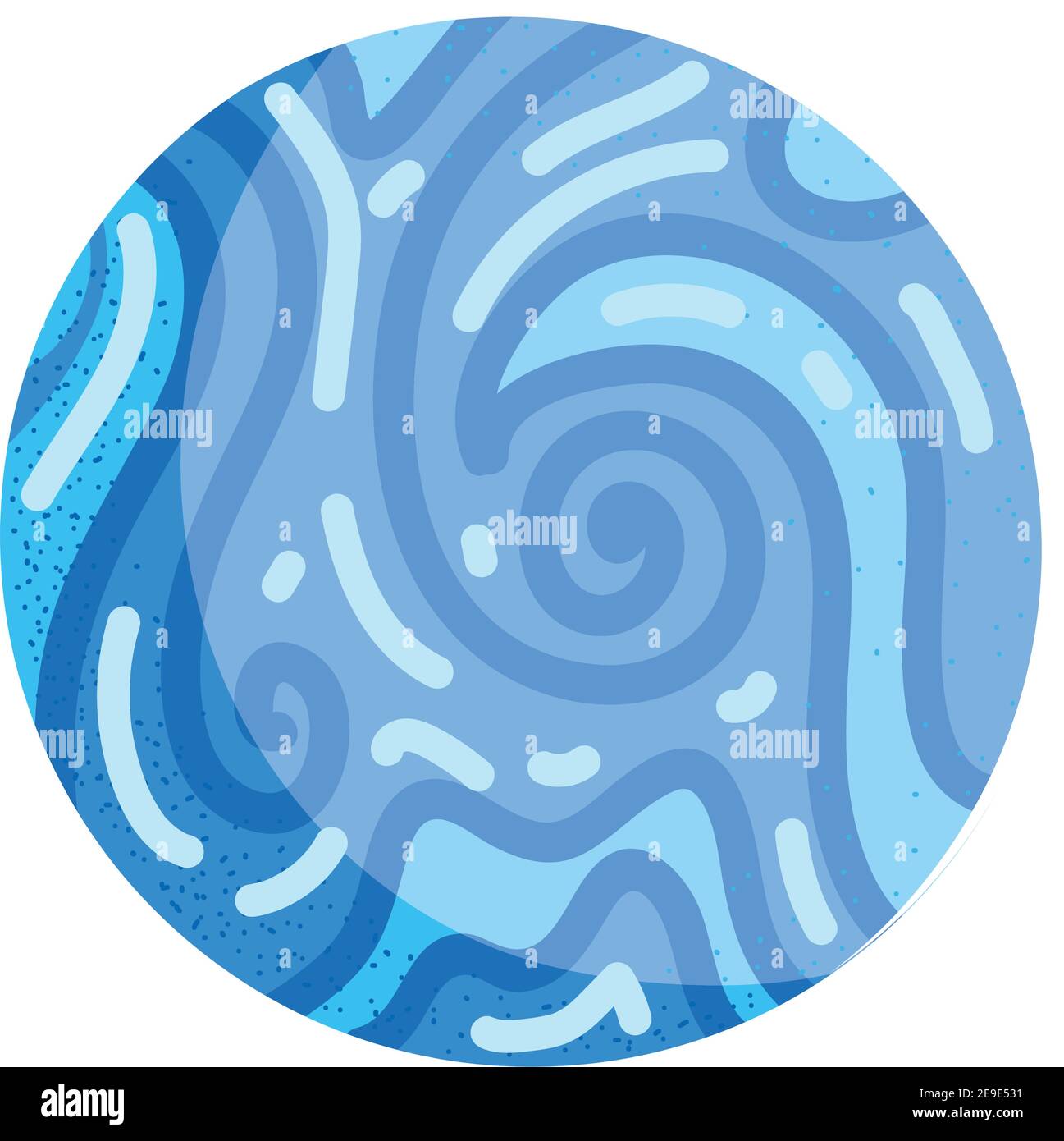 space planet galaxy system surface abstract solar icon vector vector ...
