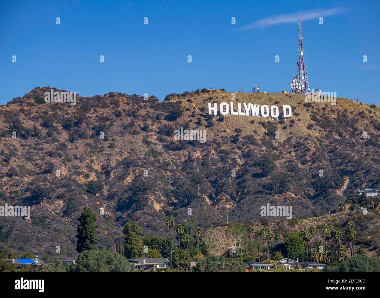 Mount lee hollywood sign hi-res stock photography and images - Alamy