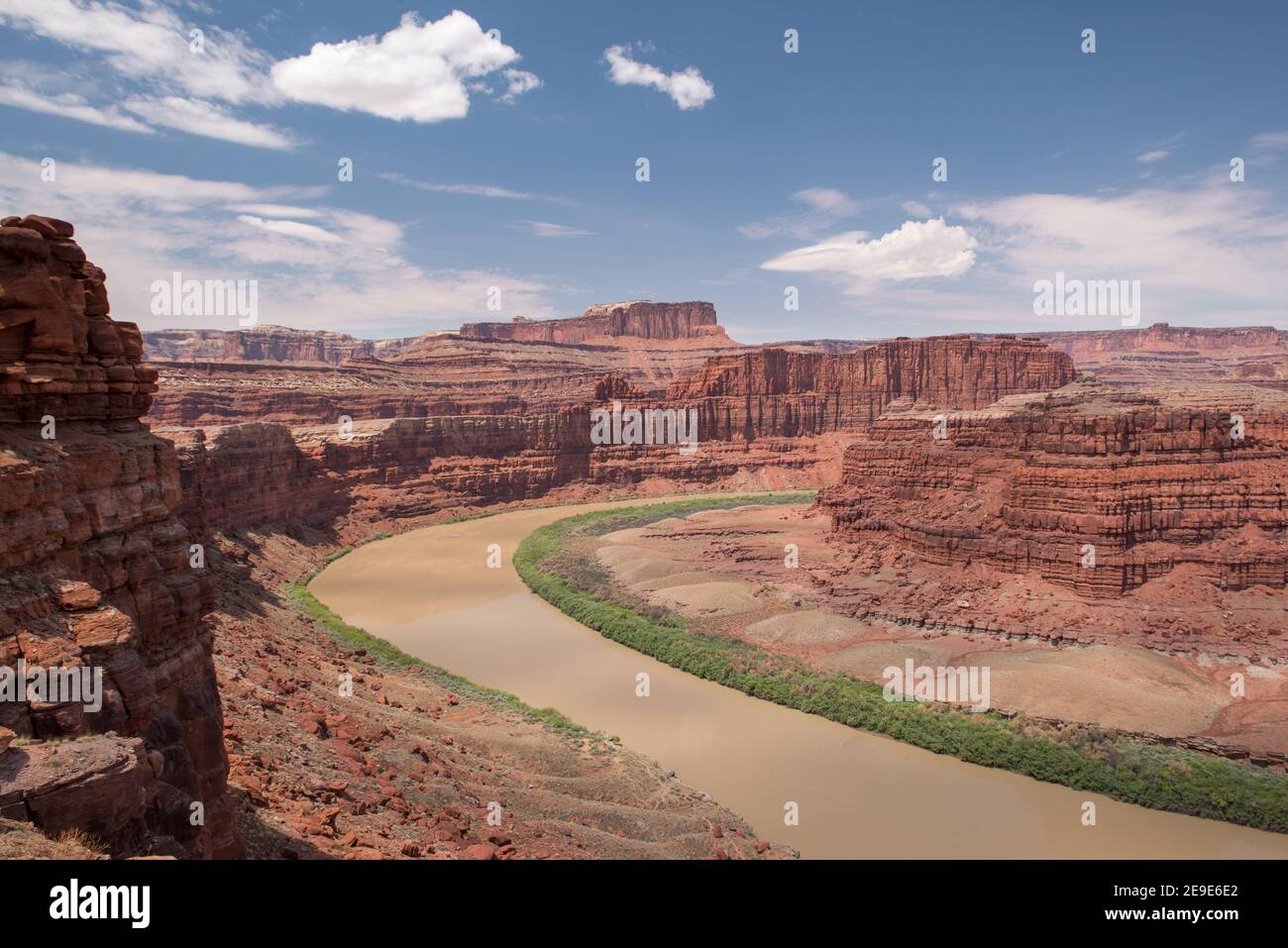 Landscape of eastern part of Canyonlands National Park in Utah, USA ...
