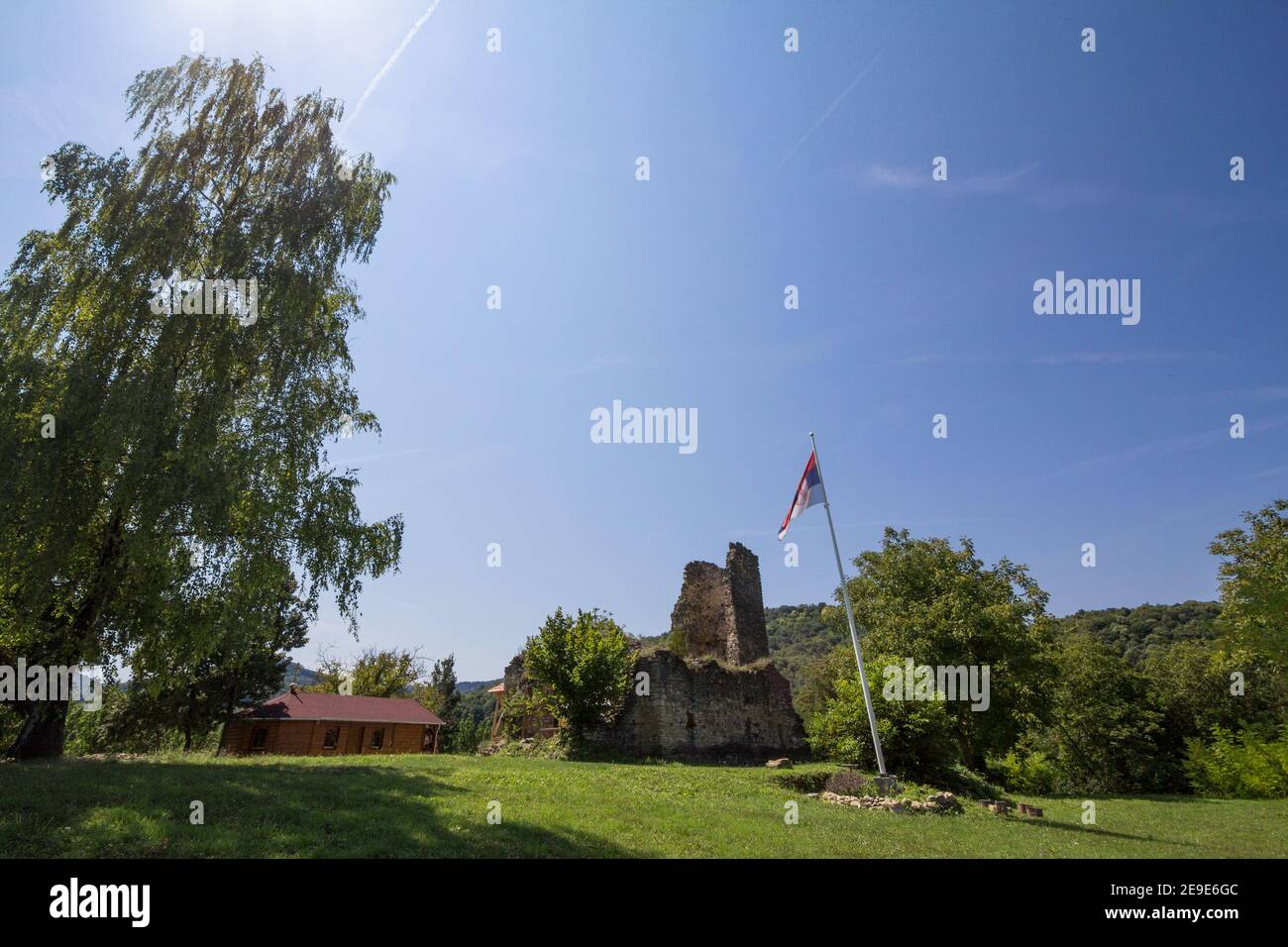 Abandoned church of the Manastir savinac monastery in Stari ledinci ...