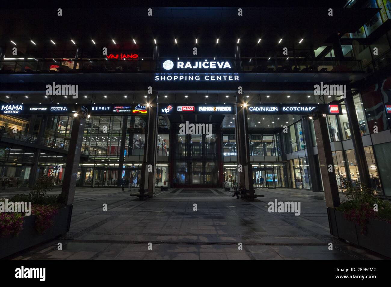 BELGRADE, SERBIA - JUNE 15, 2018: Rajiceva shopping center in city ...