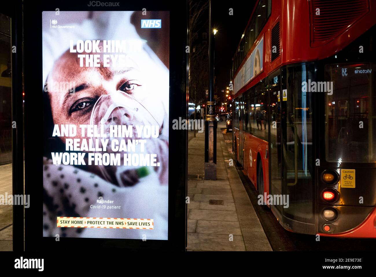 London bus ad campaign hi-res stock photography and images - Alamy
