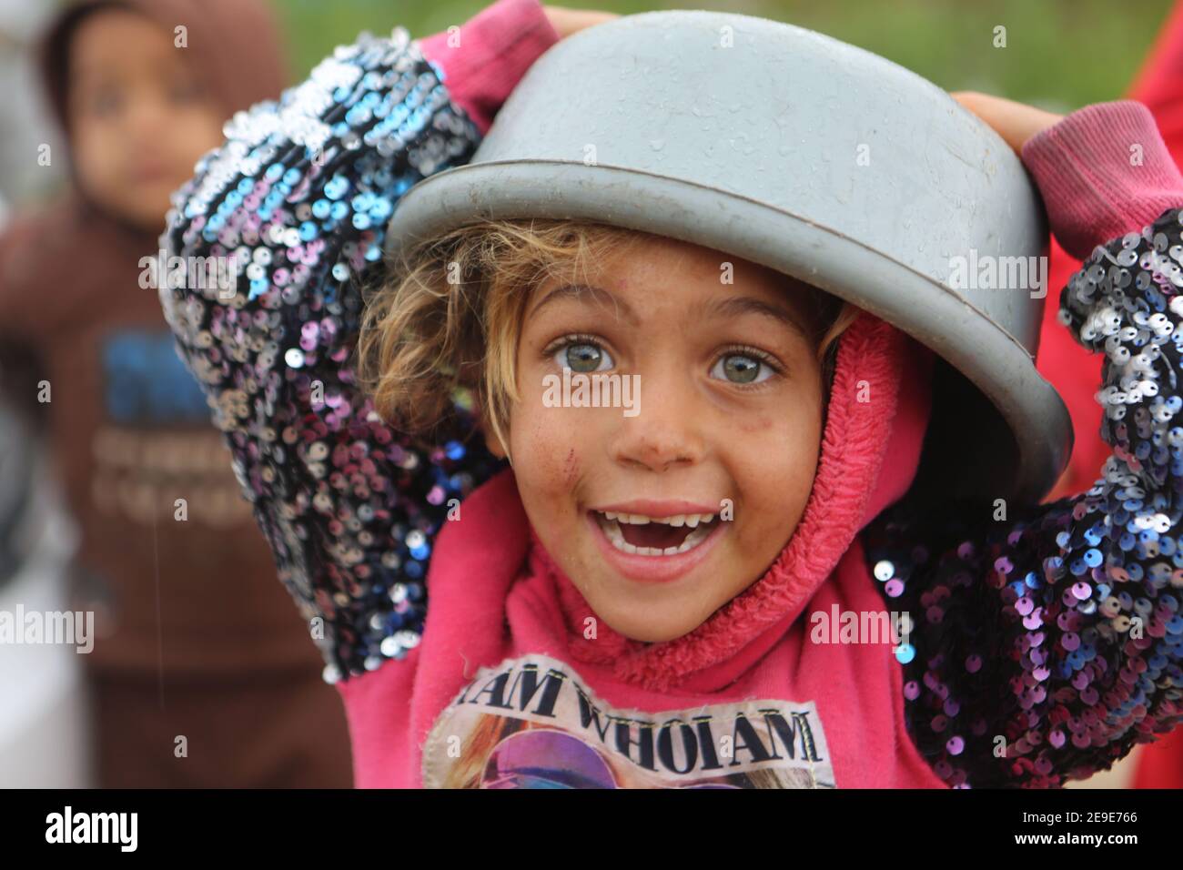 Gaza City, The Gaza Strip, Palestine. 4th Feb, 2021. Palestinian kids ...