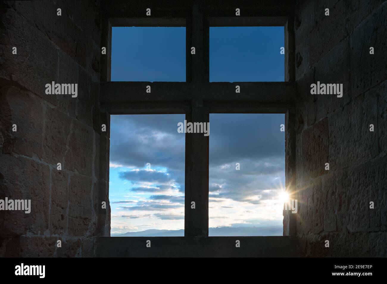 Cross shaped window hi-res stock photography and images - Alamy