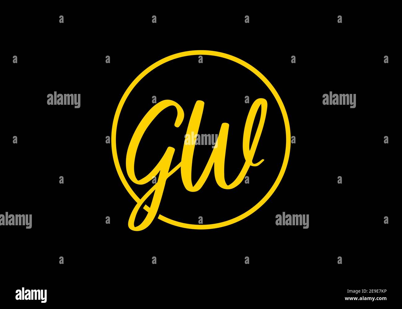 Gw initial hi-res stock photography and images - Alamy