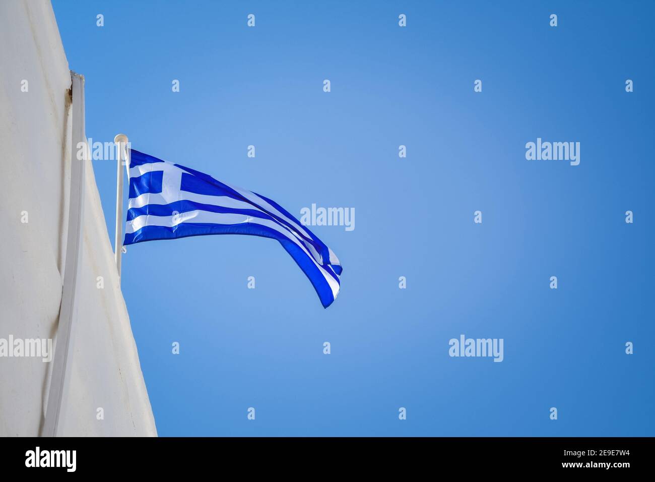 Symbolism of the greek flag hi-res stock photography and images - Alamy