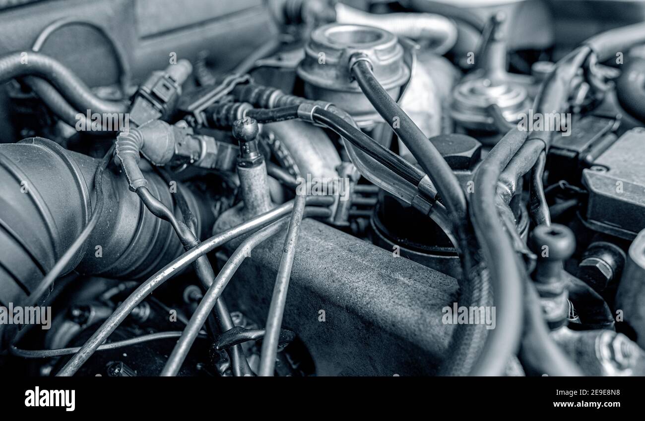 Repair of an old car Stock Photo - Alamy