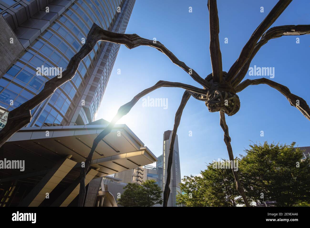 September 3, 2017: Maman Spider Sculpture located in front of Mori Art ...