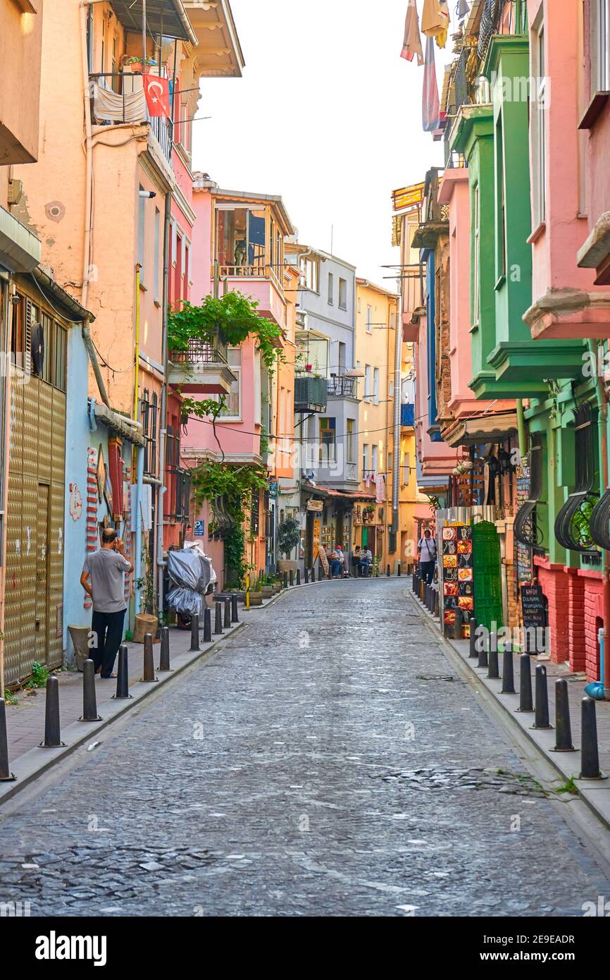 Balat And Istanbul Houses High Resolution Stock Photography and Images ...