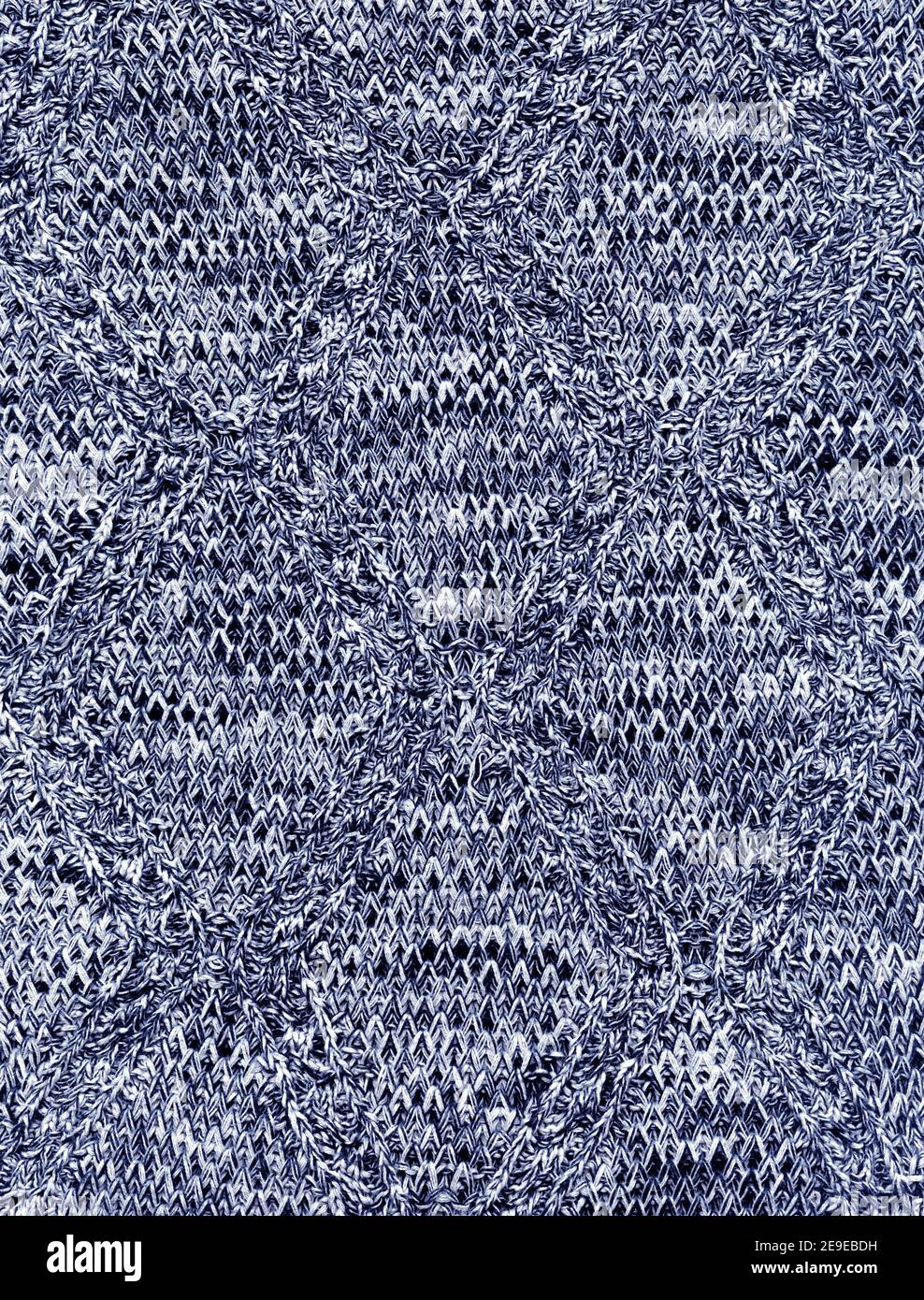 Knitted Fabric Texture. Textile texture off grey melange background ...