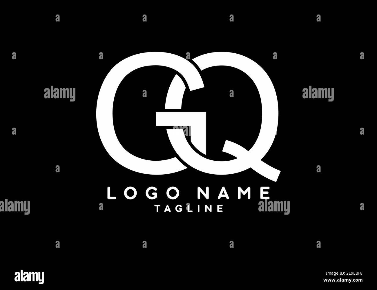 Initial q and g Stock Vector Images - Alamy