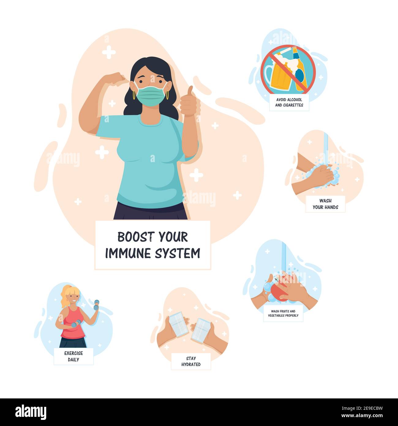 Healthy hydrated Stock Vector Images - Alamy