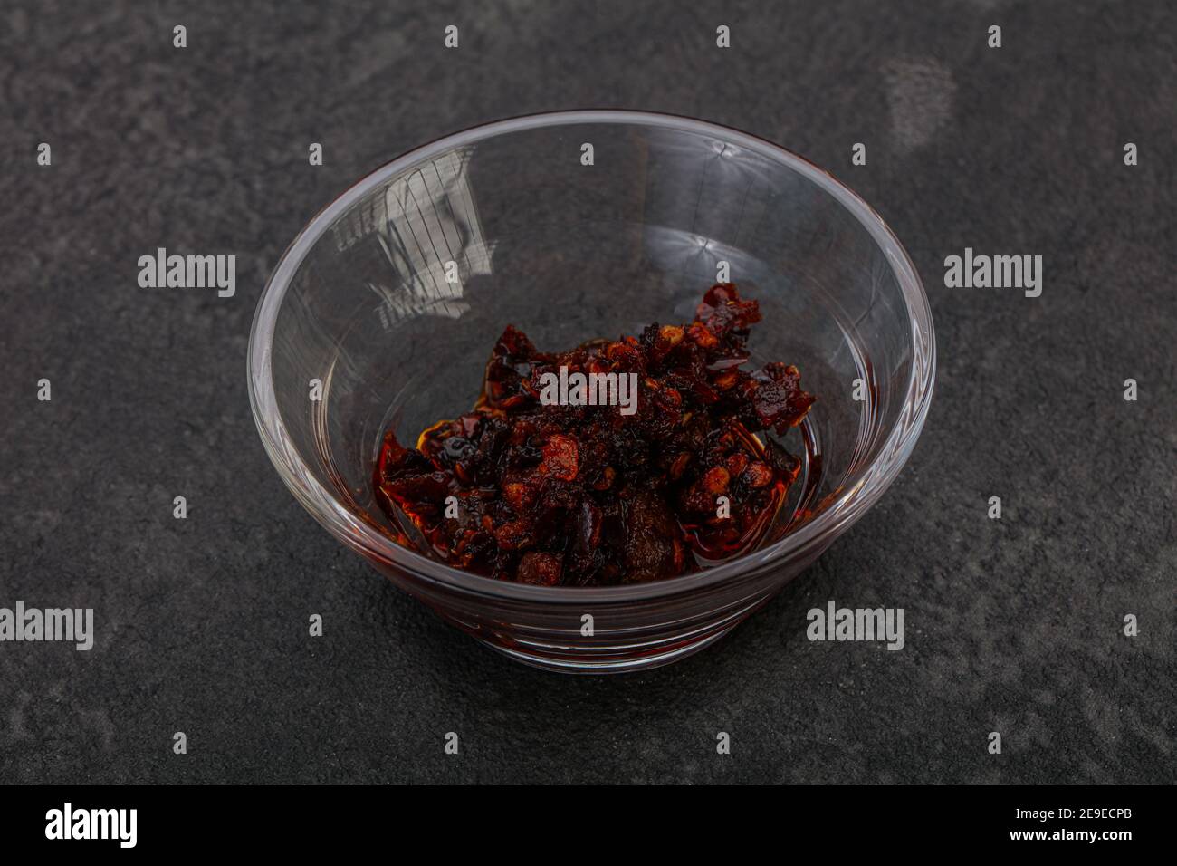 Vietnamese Fried chili pepper sauce with oil Stock Photo - Alamy