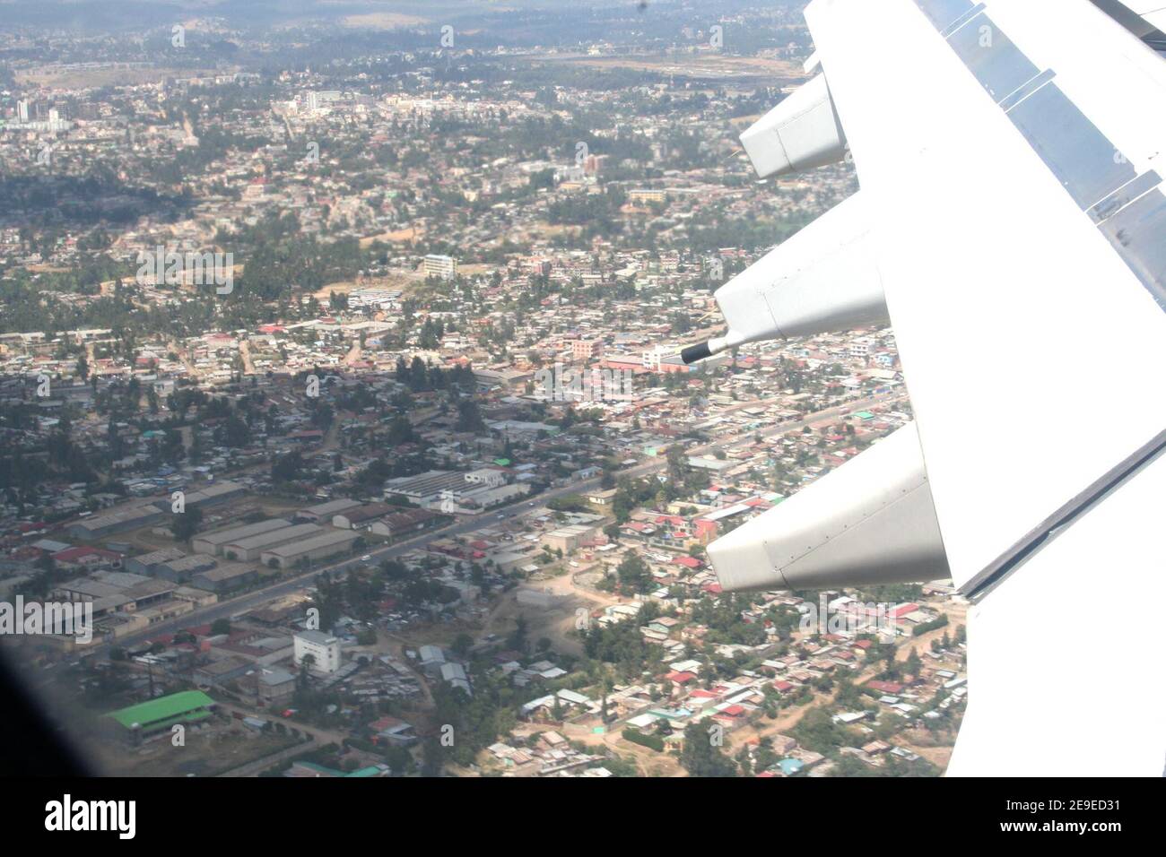 An aerial view of Addis Ababa City Suburbs in Ethiopia Stock Photo - Alamy