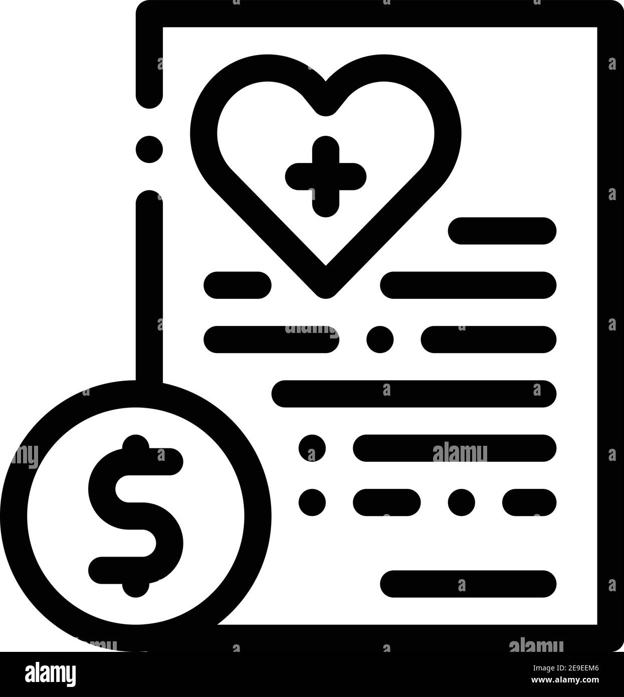paid services price black icon vector illustration Stock Vector Image ...