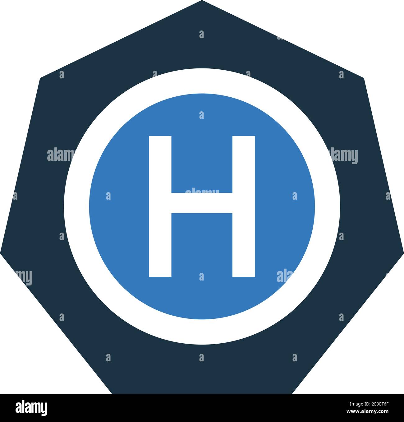 Hospital sign icon - Simple vector illustration for graphic and web ...