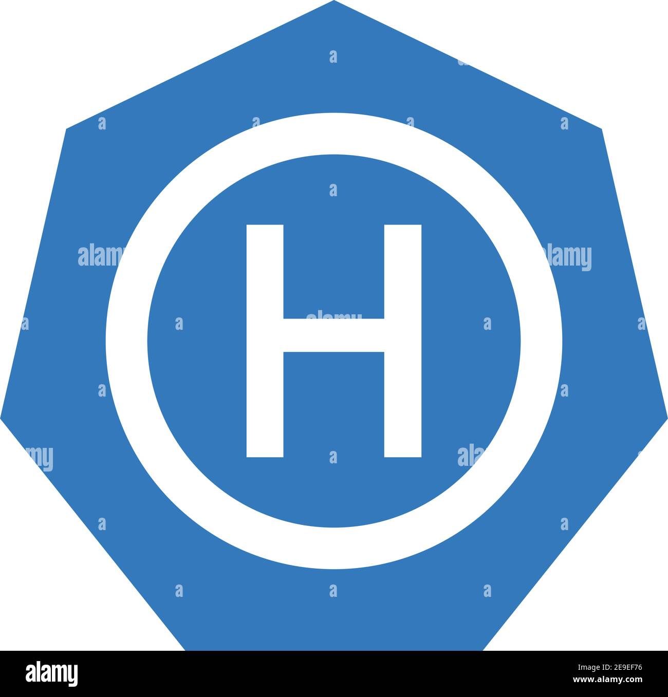 Hospital sign icon - Simple vector illustration for graphic and web ...