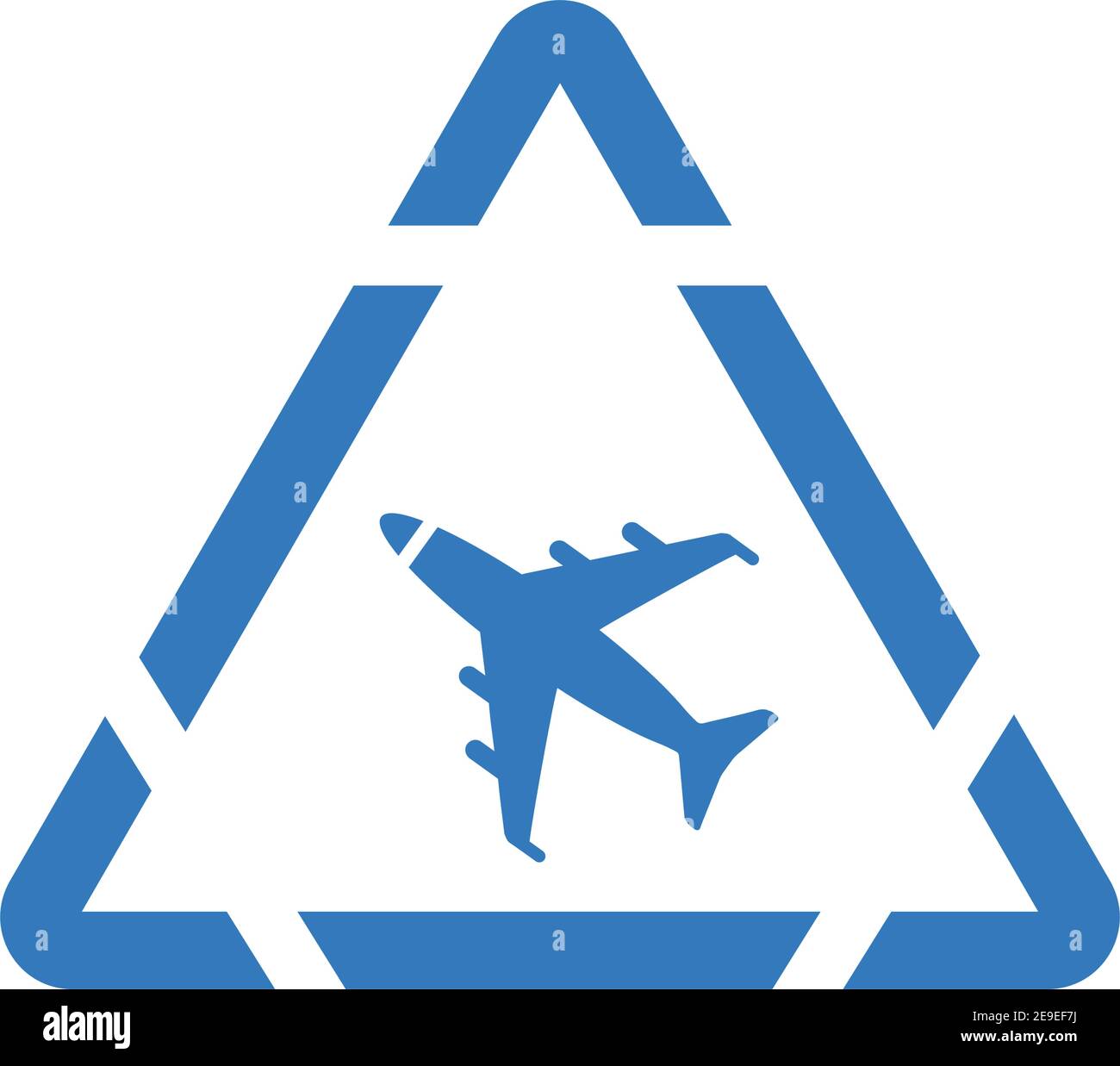 Airport warning sign red triangle hi-res stock photography and images ...