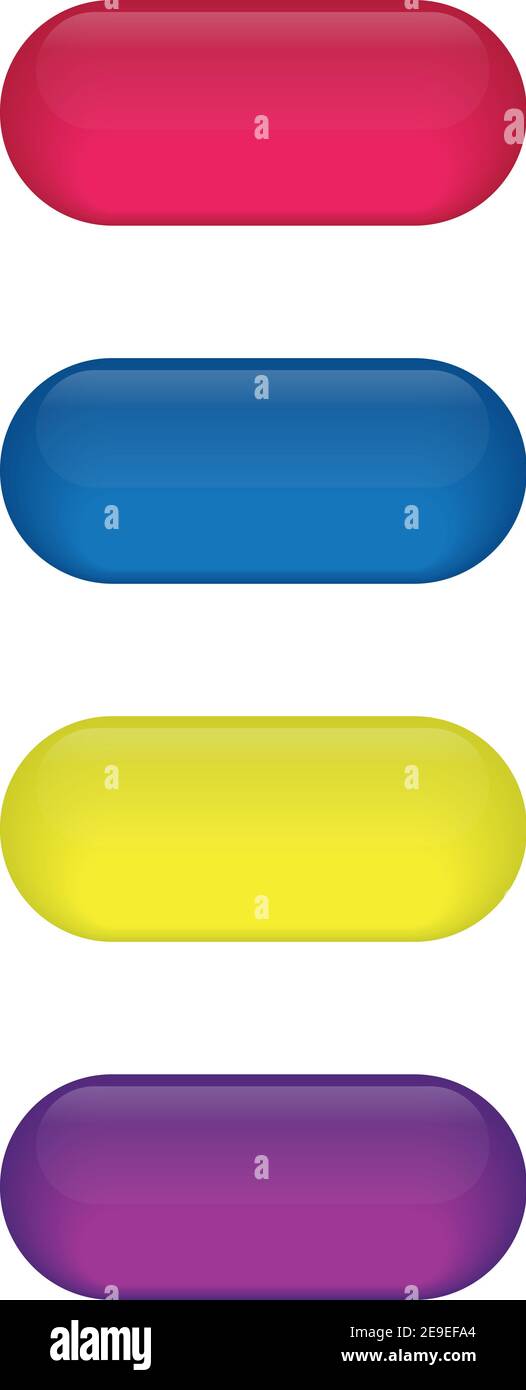 Set of glossy button icons for your design Stock Vector Image & Art - Alamy