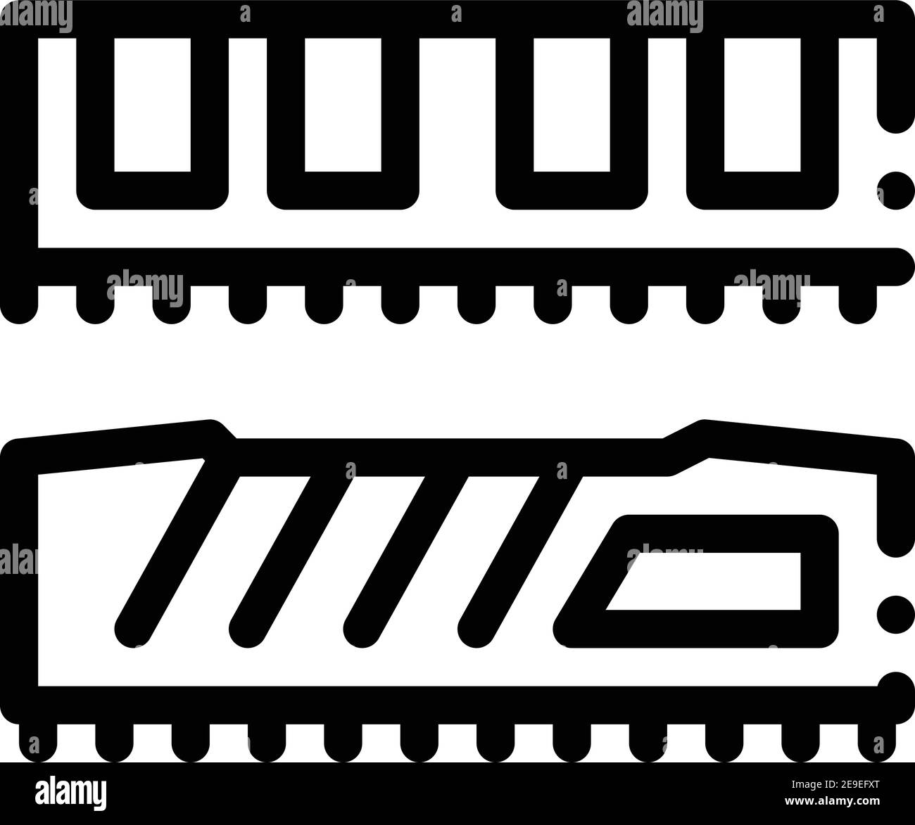 riser memory cards black icon vector illustration Stock Vector Image ...