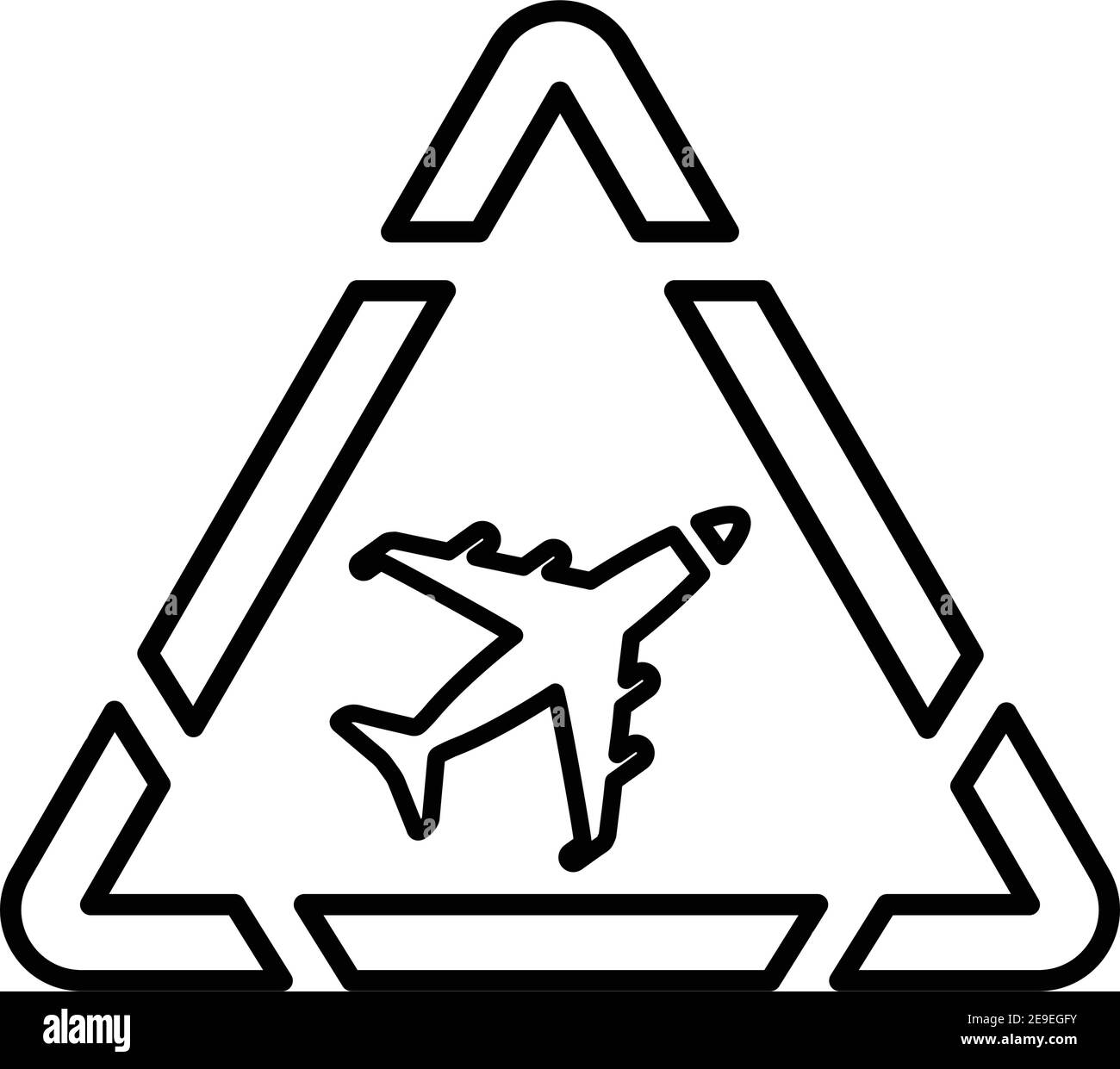 Danger to landing aircraft Stock Vector Images - Alamy