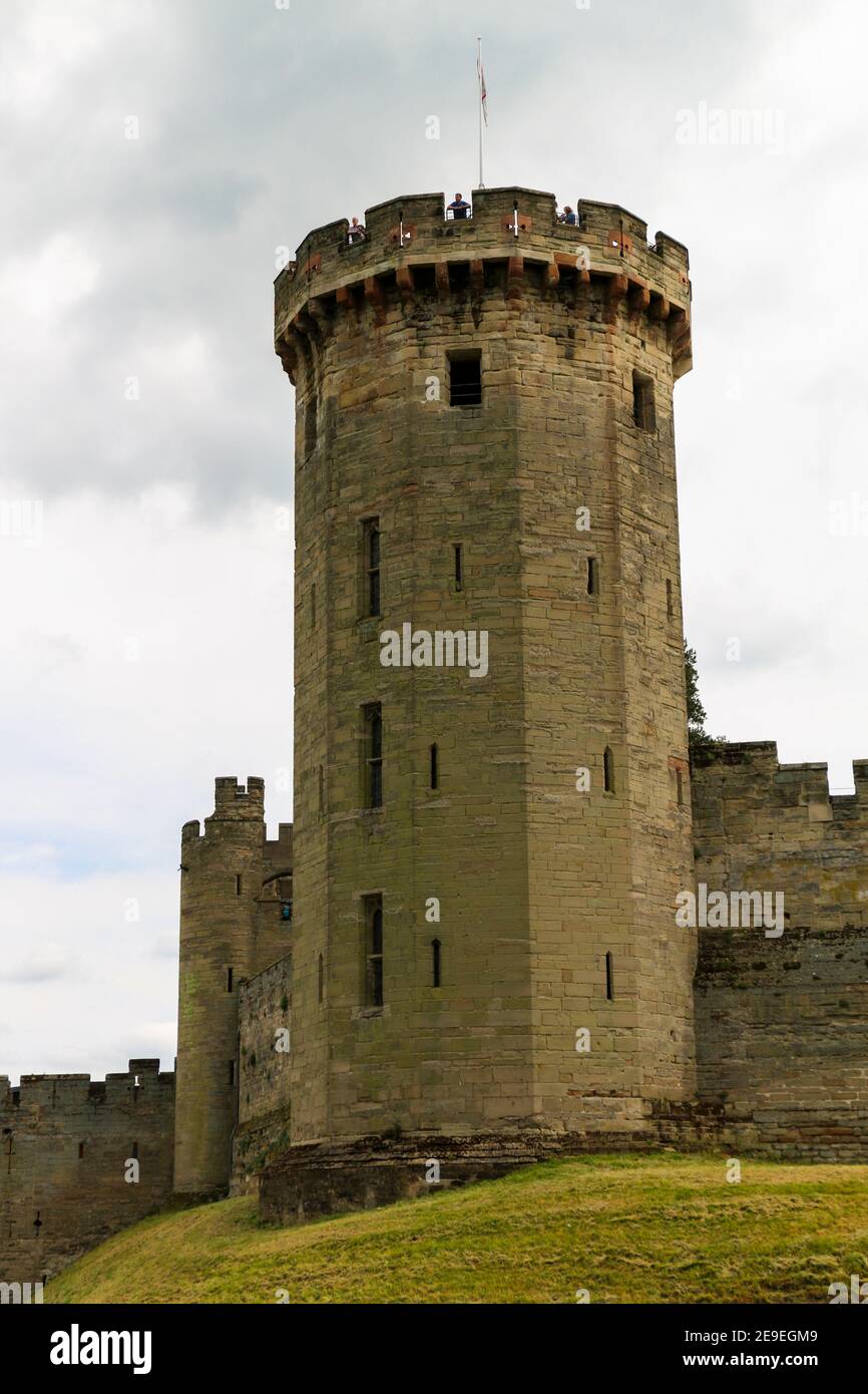 Medieval fortress tower, Castle of Marwick, England Stock Photo - Alamy