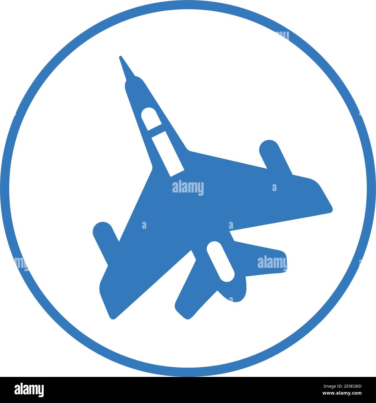 Air force, jet plane, navy, military aircraft icon- Simple vector ...