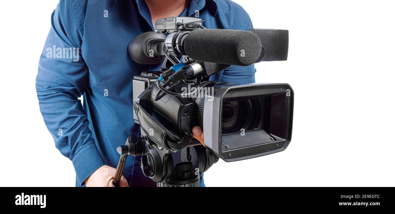 Working camera operator hi-res stock photography and images - Alamy
