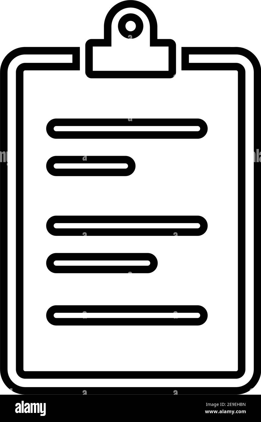 Article, document, content icon - Simple vector illustration for ...