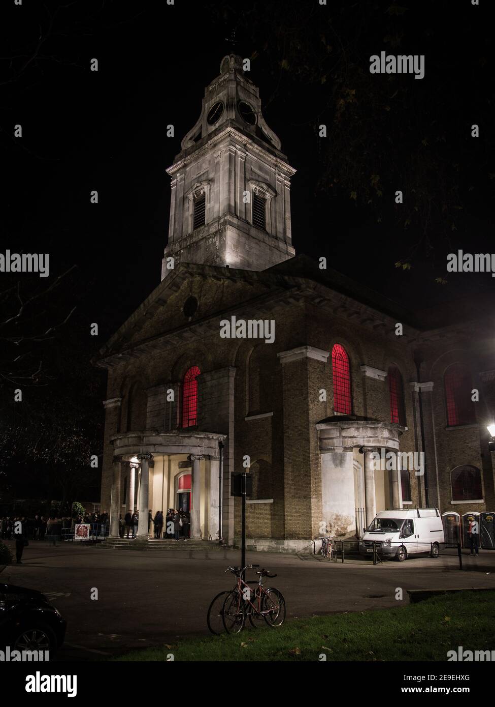 St John at Hackney church in London before Anna Calvi's performance ...