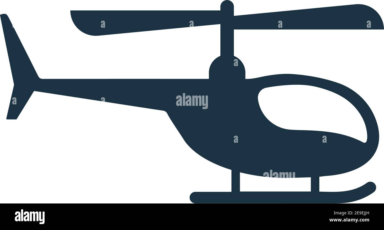 Chopper Helicopter Black