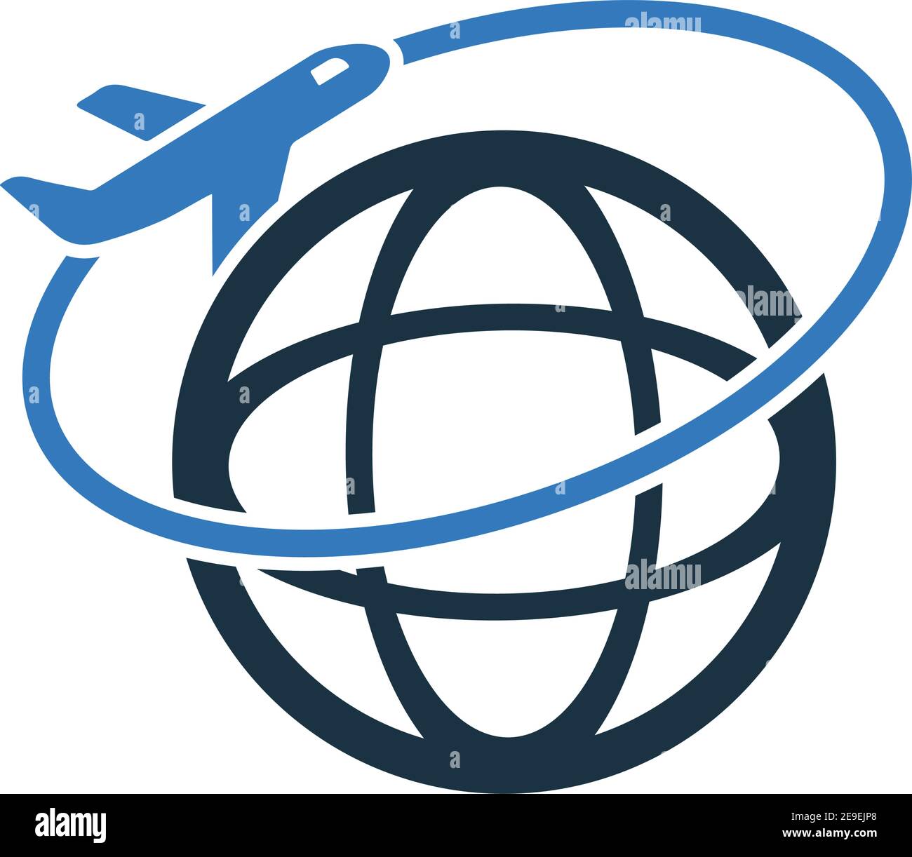 Transportation, International flight icon - Simple vector illustration ...