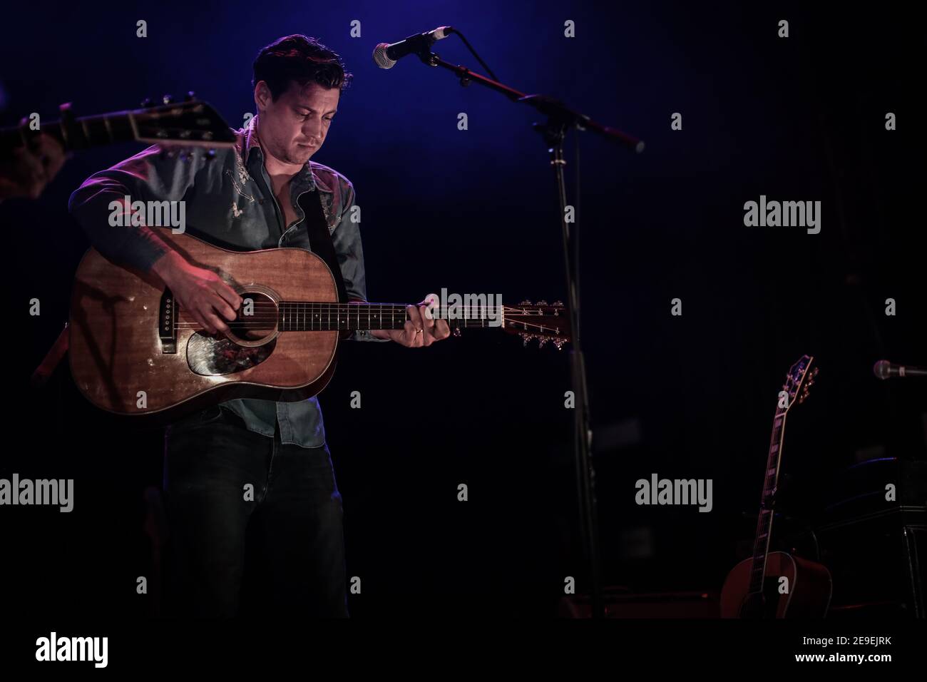The folk-rock duo The Rails performing live on stage at the Islington ...