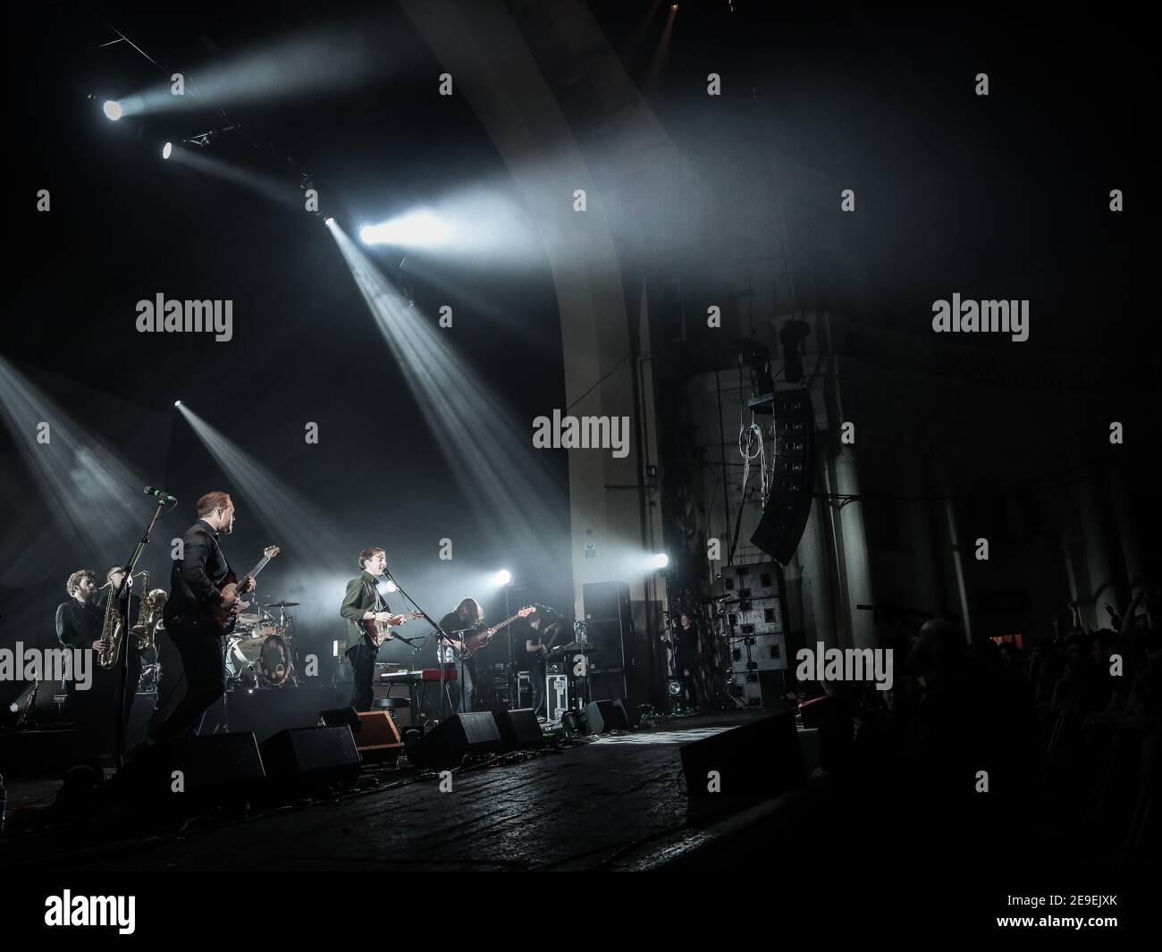 Bombay Bicycle Club live on stage at the O2 Brixton Academy in London ...