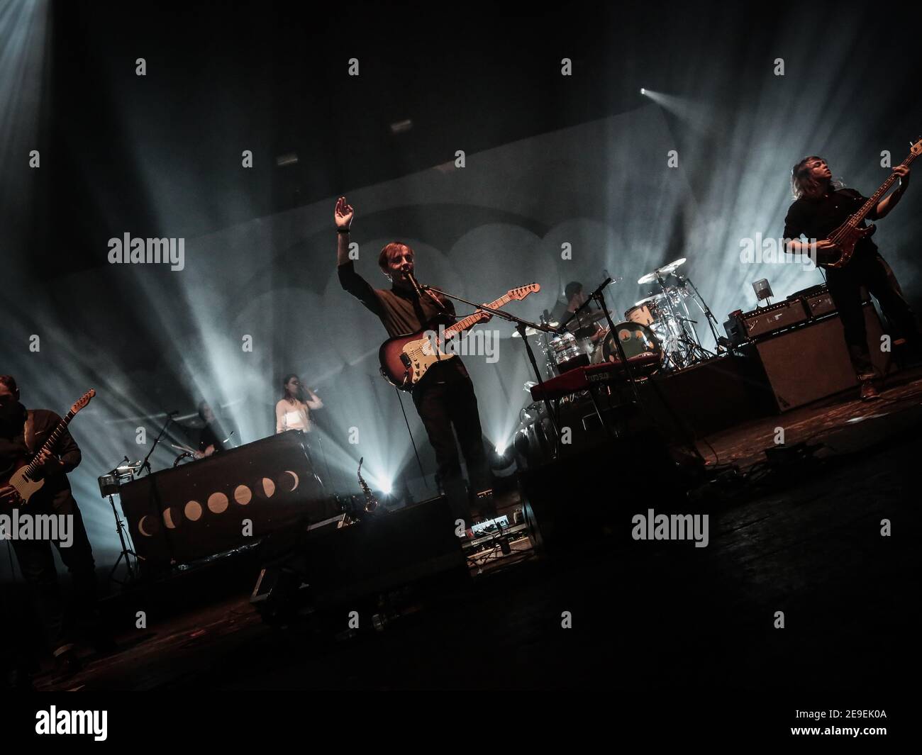 Bombay Bicycle Club live on stage at the O2 Brixton Academy in London ...